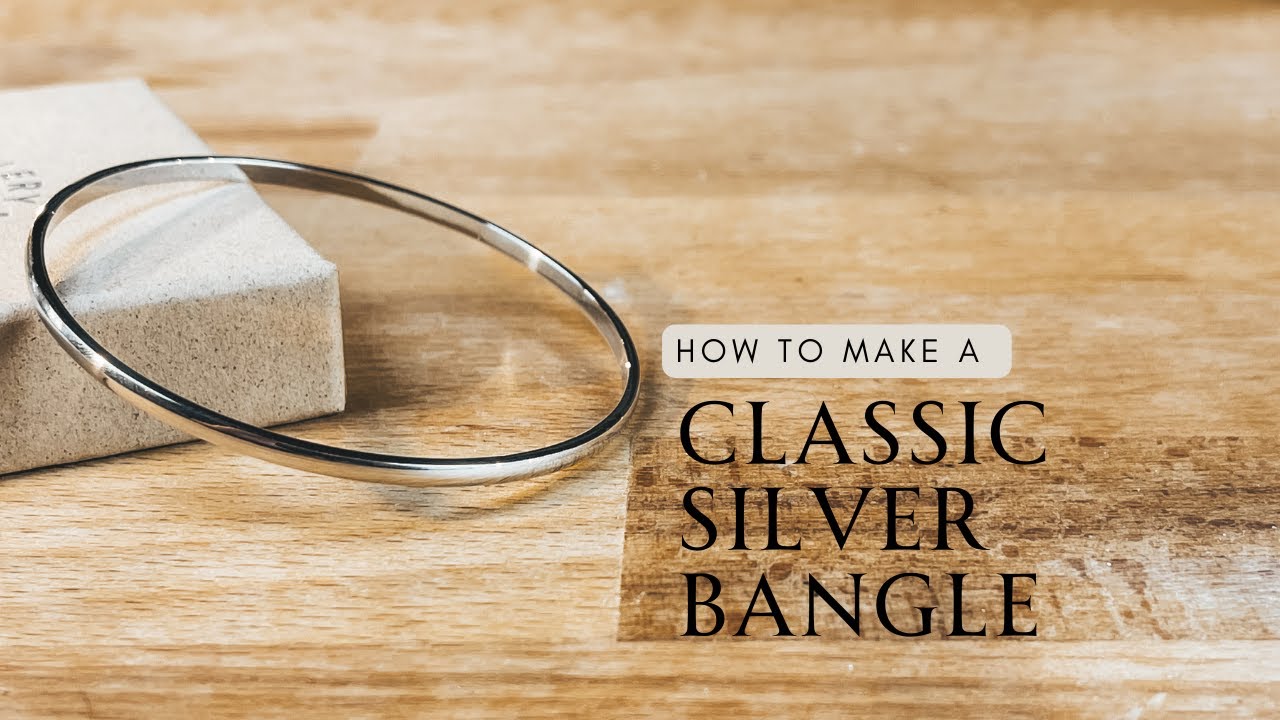 JEWELLERY TUTORIAL | Make this Classic Silver Bangle - YouTube
