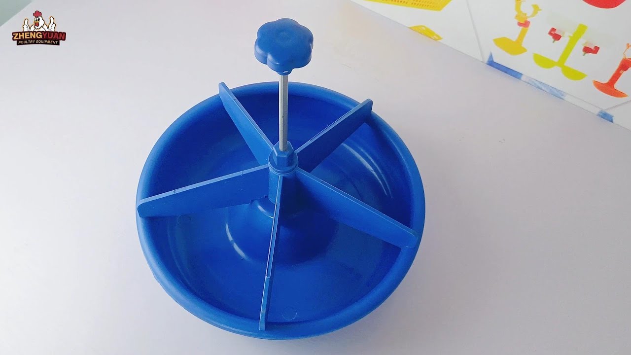 Big size piglet complement feed trough plastic round pig feeder pan ...