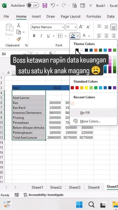 Rapihin data keuangan otomatis di EXCEL #excel #exceltips #exceltricks #tutorexcel #belajarexcel ...