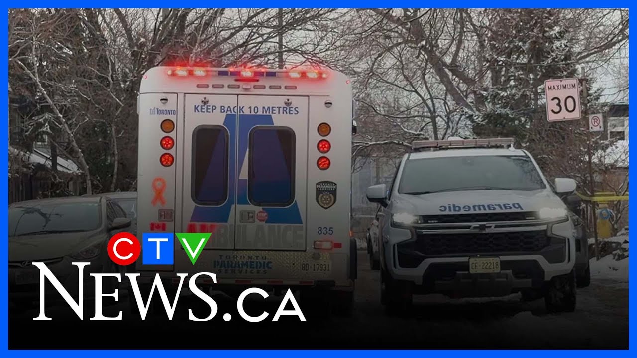 Two people injured in daylight stabbing in Toronto’s west end - YouTube