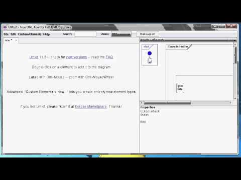 Tutorial for Open-Source UML Tool UMLet: Basic Use and Custom Elements - YouTube