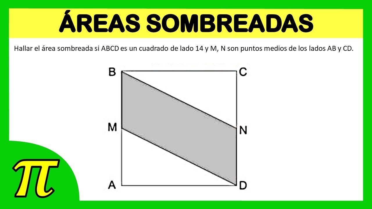 Calcula El Area De La Region Sombreada Si Abcd Es Un Cuadro Y Cd Es