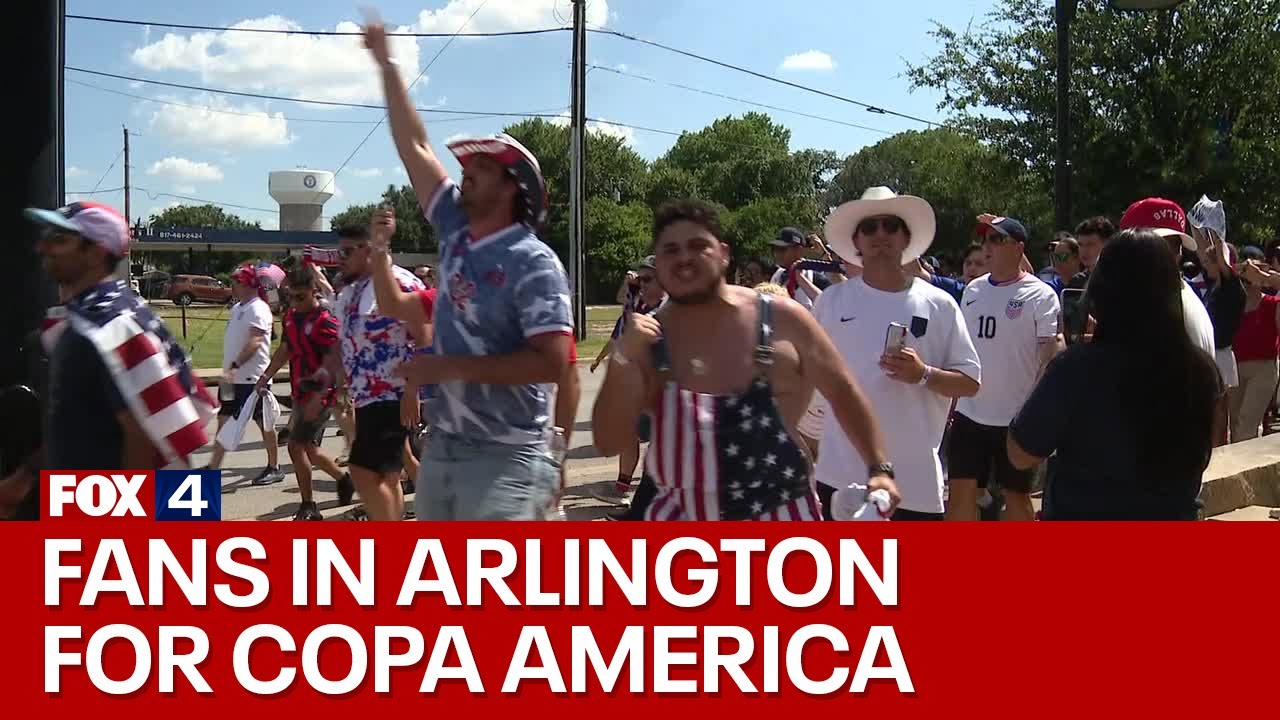 Soccer fans from far and wide make trek to Arlington to cheer on USMNT ...