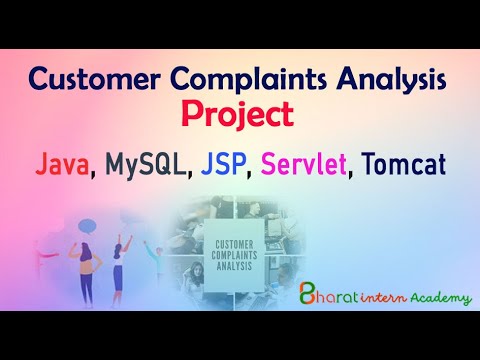 Customer Complain Analysis Project_#01 using Java, MySQL, JSP, Servlet, Tomcat Server. - YouTube
