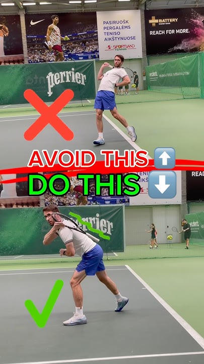 How to Hit a Tennis Backhand (Avoid this common mistake) #tennis #tennisbackhand #backhand - YouTube