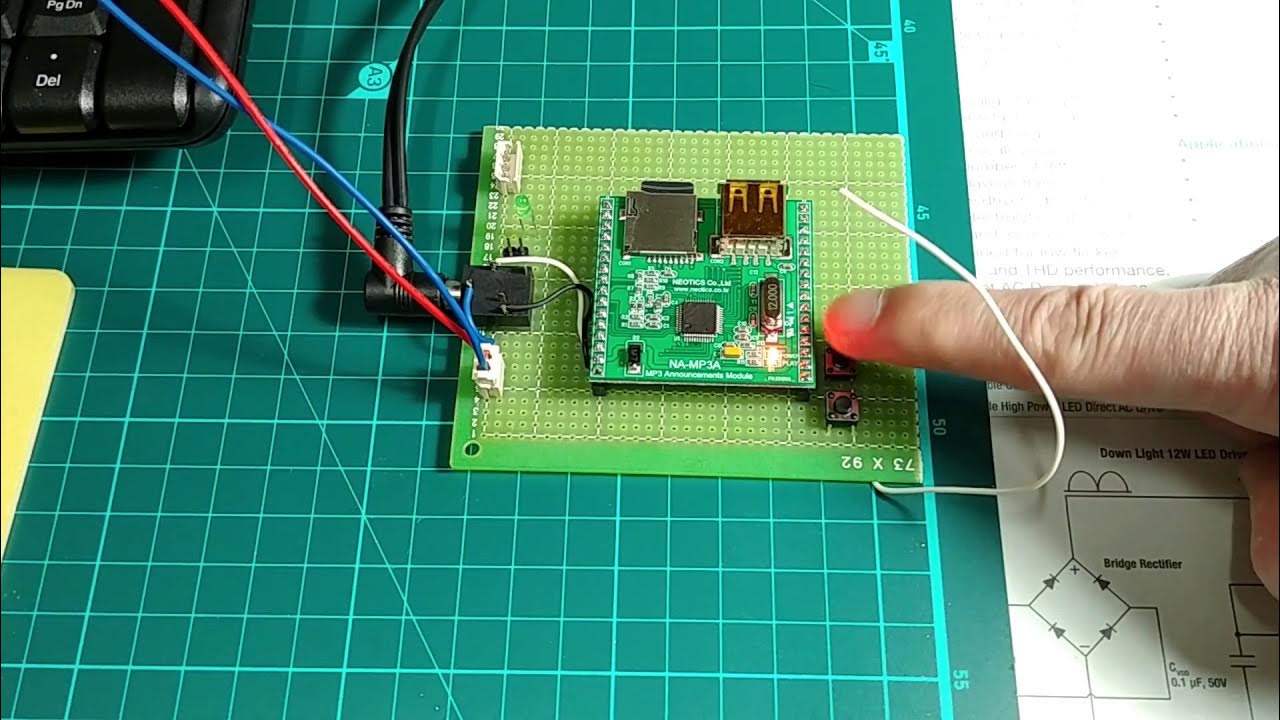 NA-MP3A MP3 Announcements Module - YouTube