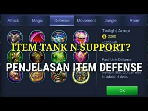 PENJELASAN ITEM TANK / DEFENSE DAN FUNGSINYA DI MOBILE LEGEND ...