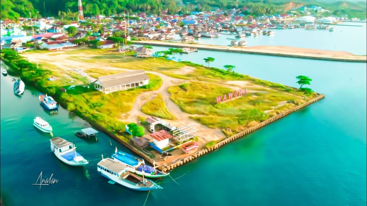 Video Drone Beberapa Tempat Wisata dan Desa di Konawe Kepulauan - YouTube