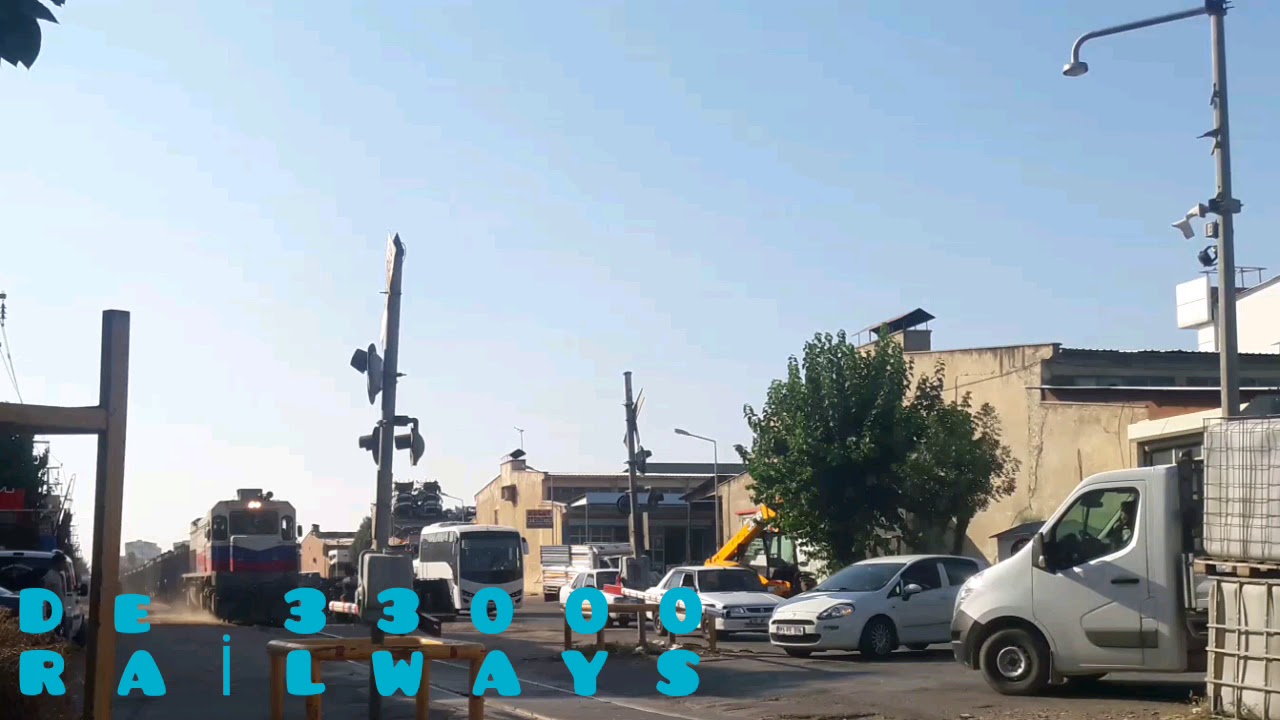 TCDD - DE 33 015 KONTEYNER YÜK TRENİ [CONTAİNER FREİGH TRAİN ] - YouTube