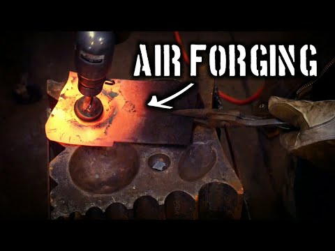 FORGING HACKS: Shaping Metal with an Air Hammer - YouTube