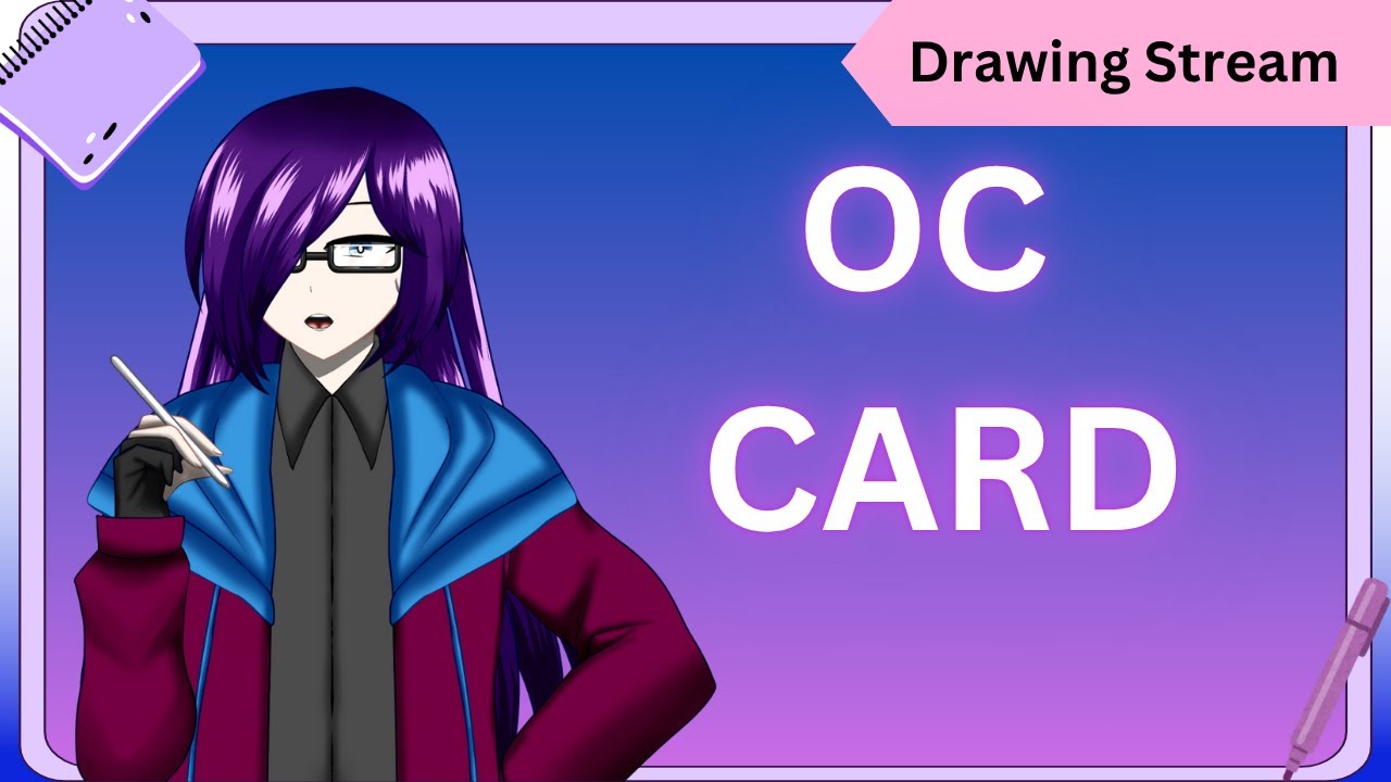 [Drawing Stream] OC Trading Card | #SekineStory - YouTube