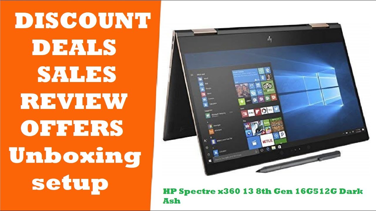 Newest HP Spectre x360 13 8th Gen 16G512G Dark Ash REVIEW DEALS ...