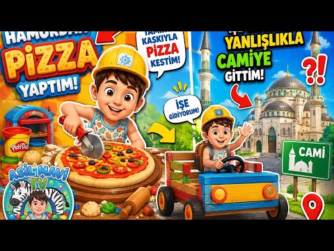 Asil Mavi Hamurdan Pizza Yapıyor