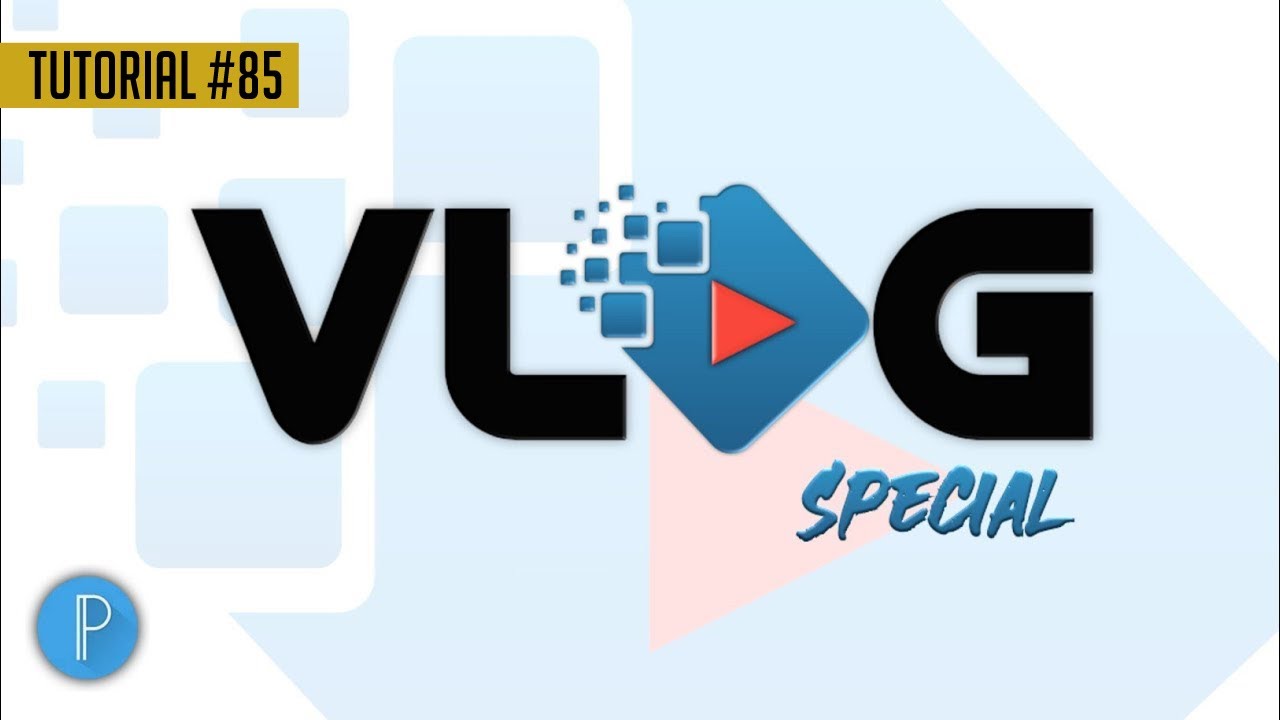 VLOG Logo Design | VLogs Channel Logo in Pixellab 2021 - YouTube