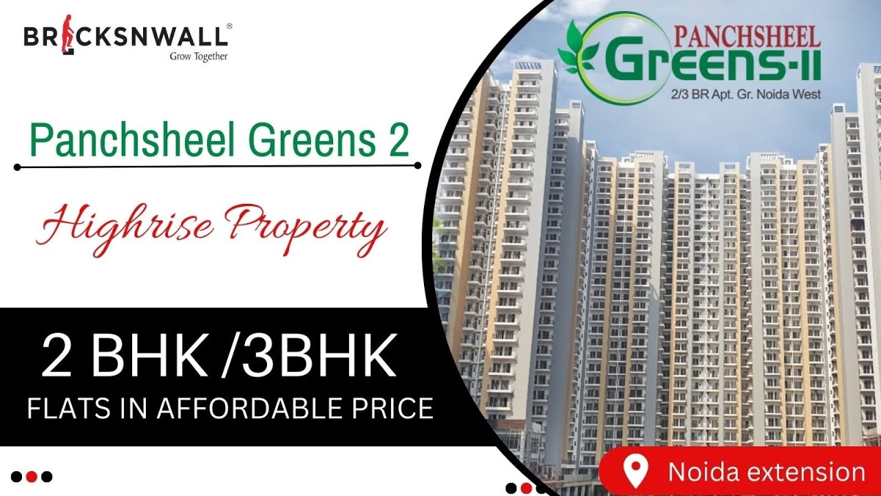Panchsheel Greens 2 | 2BHK / 3BHK Flats | Greater Noida West | Overview ...