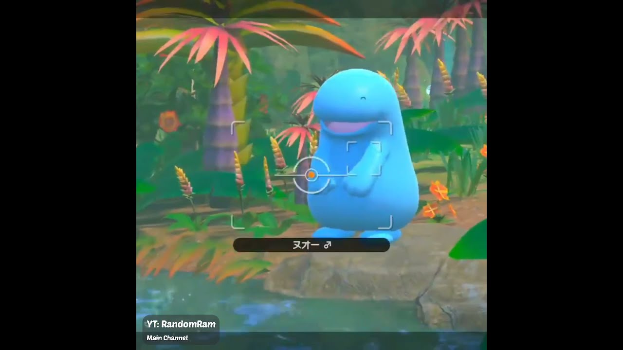 look how cute wooper and quagsire swimming together in new pokemon snap ...