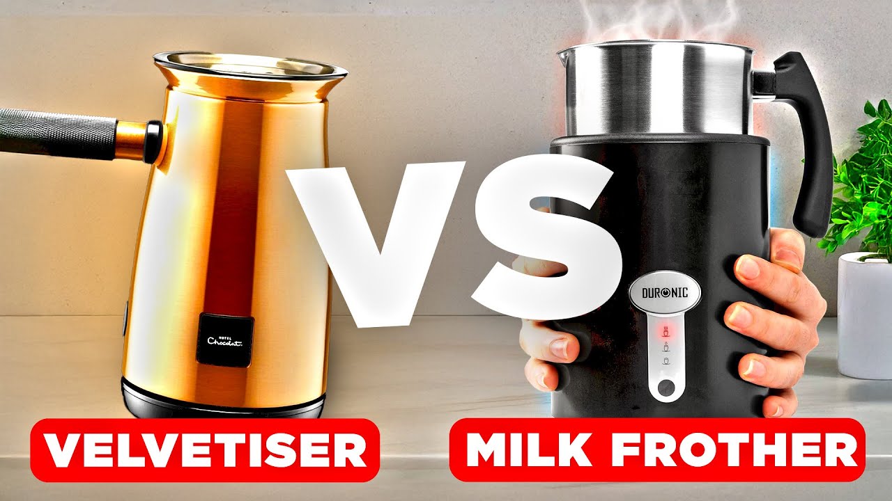 Milk Frother VS Velvetiser | Hotel Chocolat Velvetiser VS Duronic ...