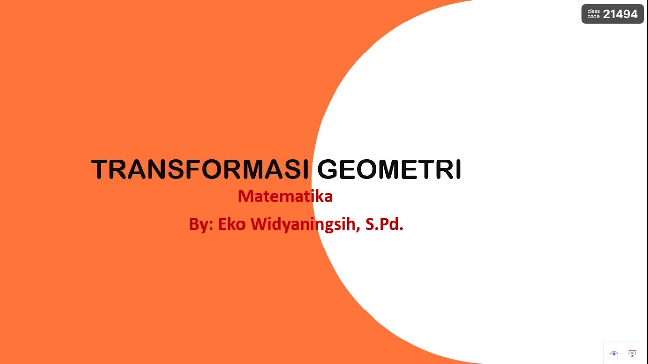 6. Komposisi Transformasi dengan Cara Matriks - YouTube