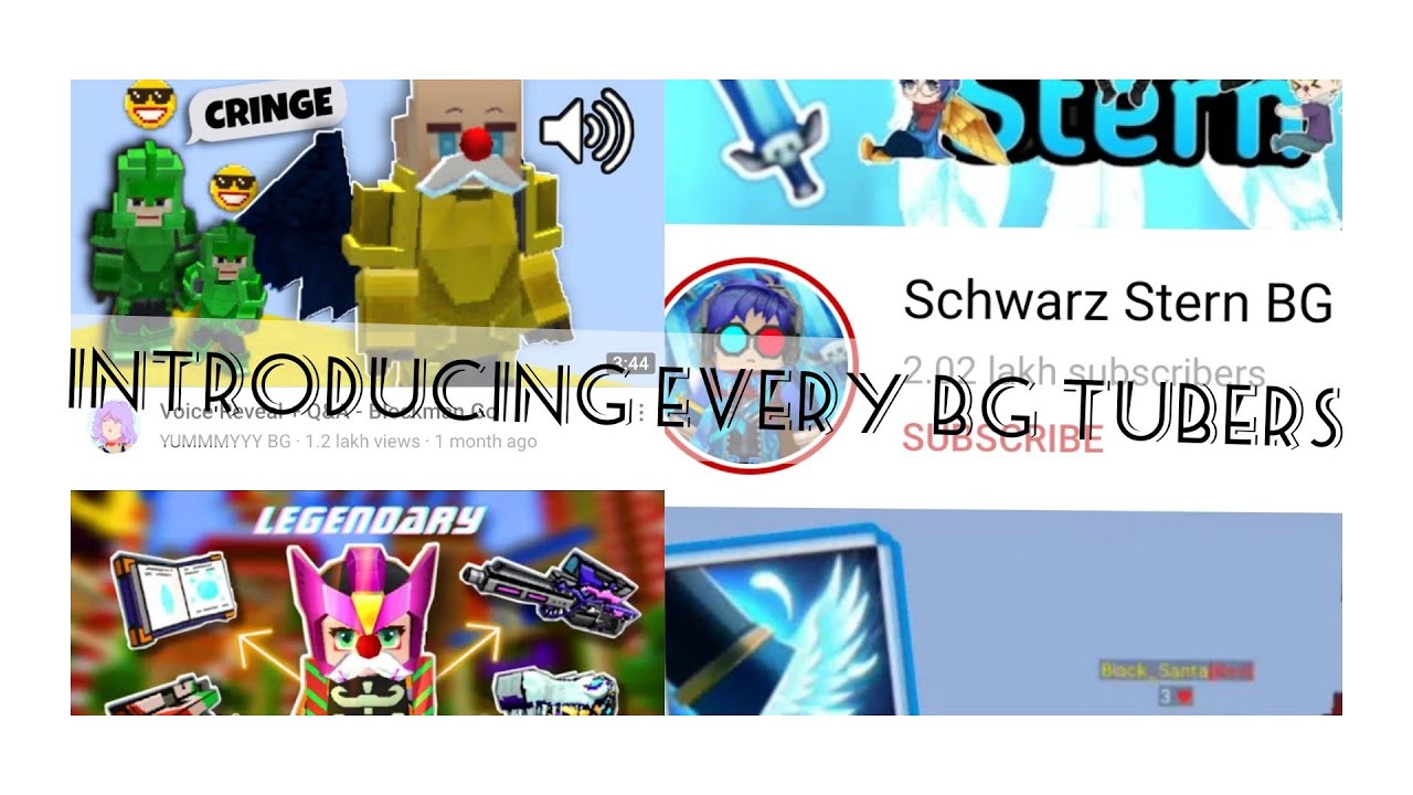 Introducing Every BG Tubers BlockmanGo Part-2 ft.@AMAANBG @TylerBanks ...