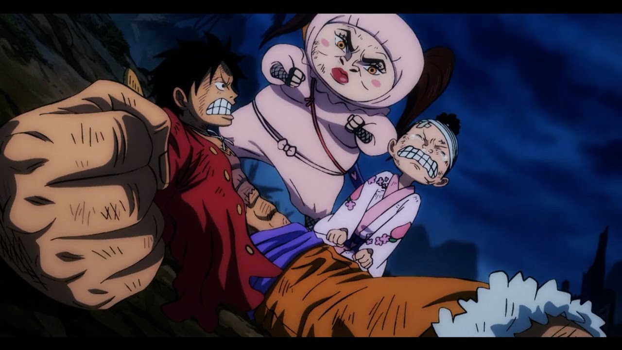 Luffy meets Momo & Shinobu | One Piece Episode 1043 ワンピース - YouTube