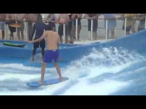 FlowRider fail Allure of The Seas - YouTube