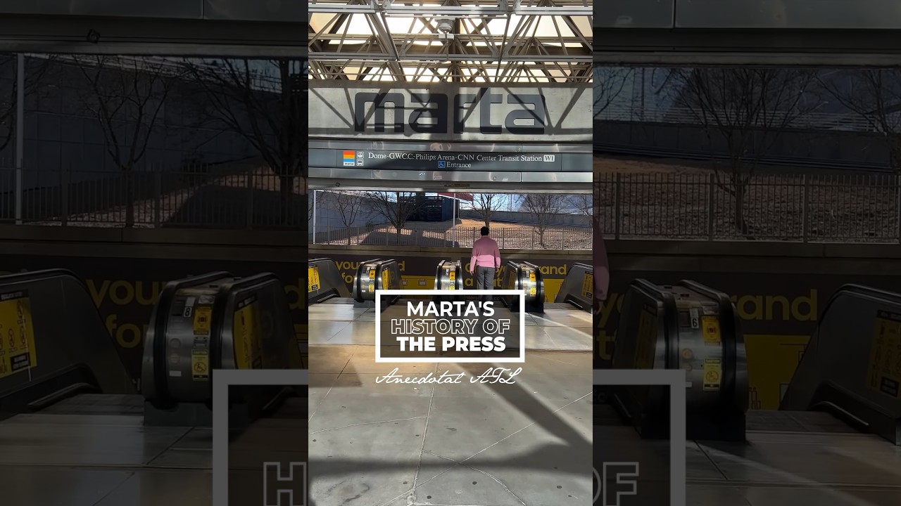 A monument to the history of the Press, hidden on the walls of a MARTA ...