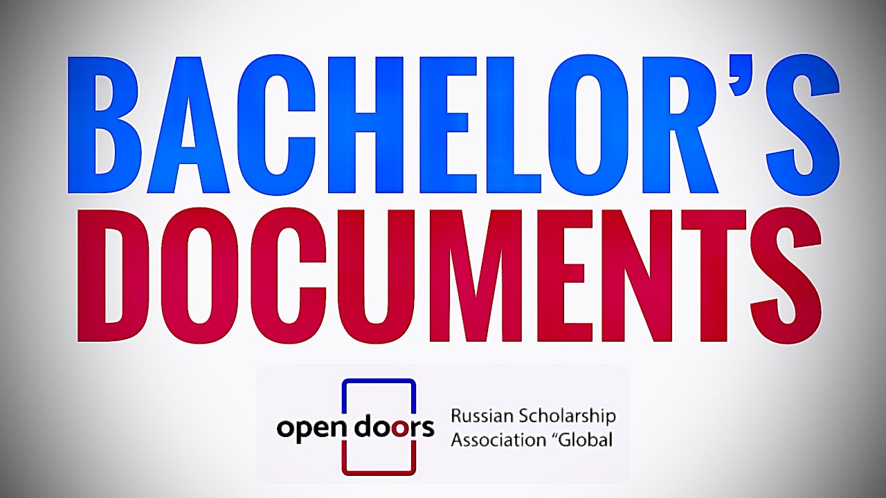 Documents for Bachelor’s; Open Doors Scholarship 2026 - YouTube