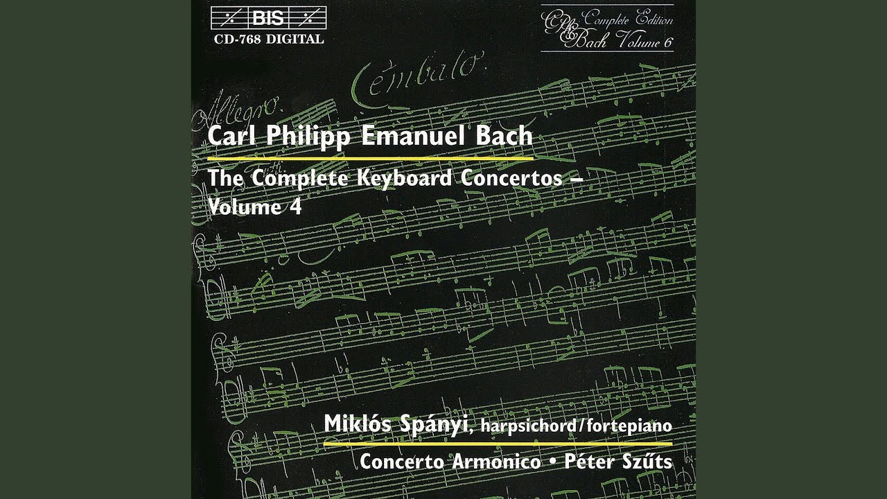 Keyboard Concerto in G Major, Wq. 9, H. 412: II. Adagio - YouTube