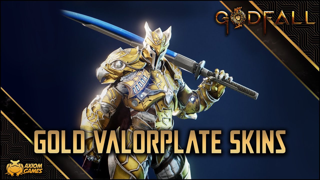 Godfall - Gold Valorplate Skins (Ascended Edition) - YouTube
