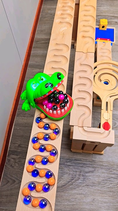 Crocodile Chaos: Watch as Croc 🐊 Devours Marbles in Epic Feast! #shorts ...