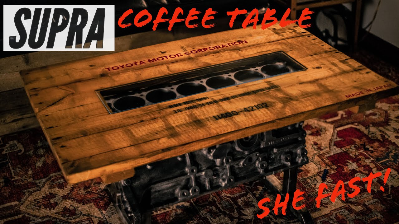 Building A Supra Engine Coffee Table For My Ultimate YouTube Office ...