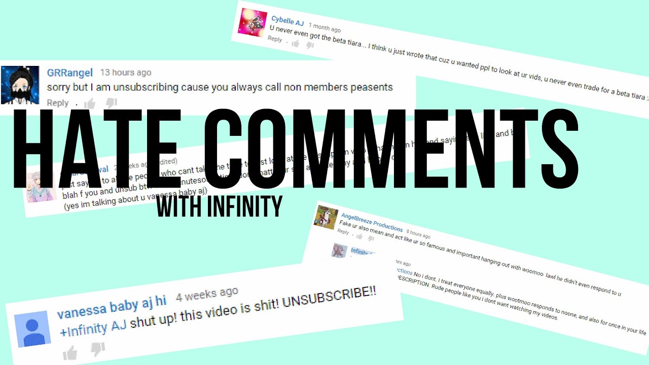 Hate Comments - YouTube