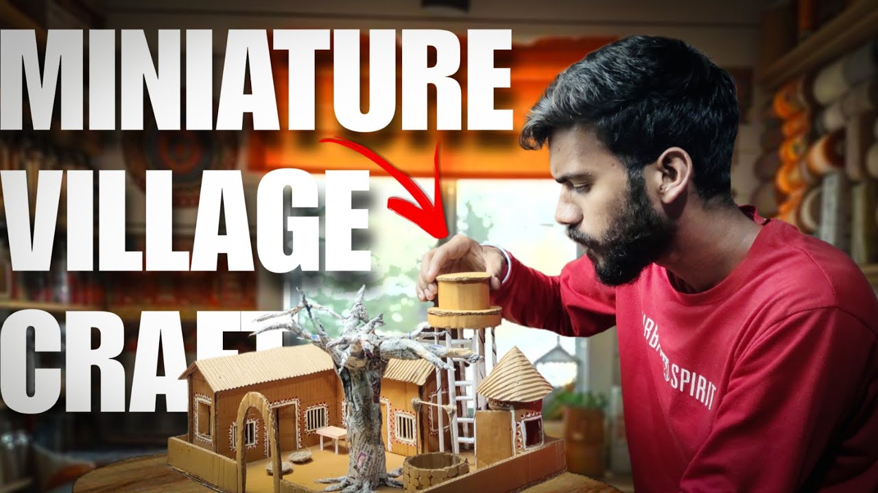 How To make Miniature Village Craft Cardboard 😱🔥 - YouTube