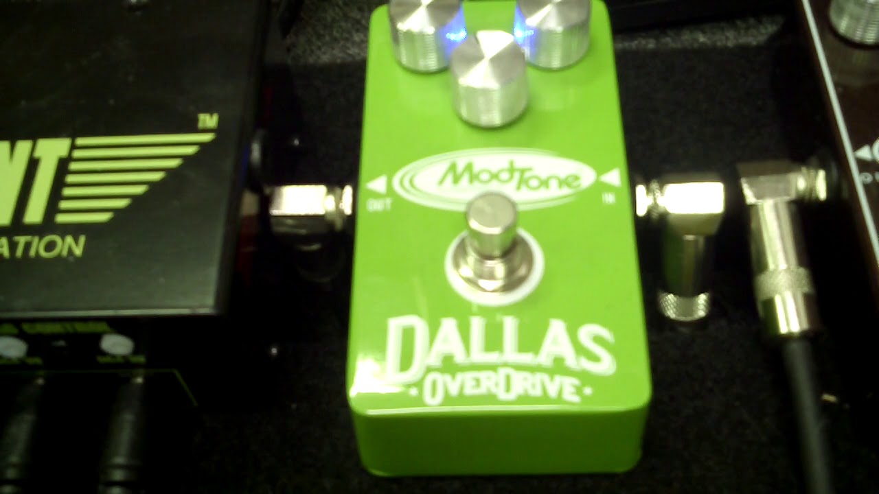 Modtone Dallas Overdrive Pedal - YouTube