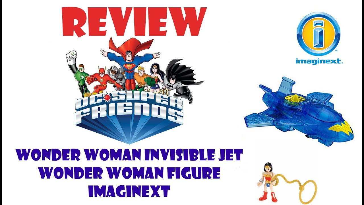 Review Invisible Jet and Wonder Woman Imaginext Figure PT BR - YouTube