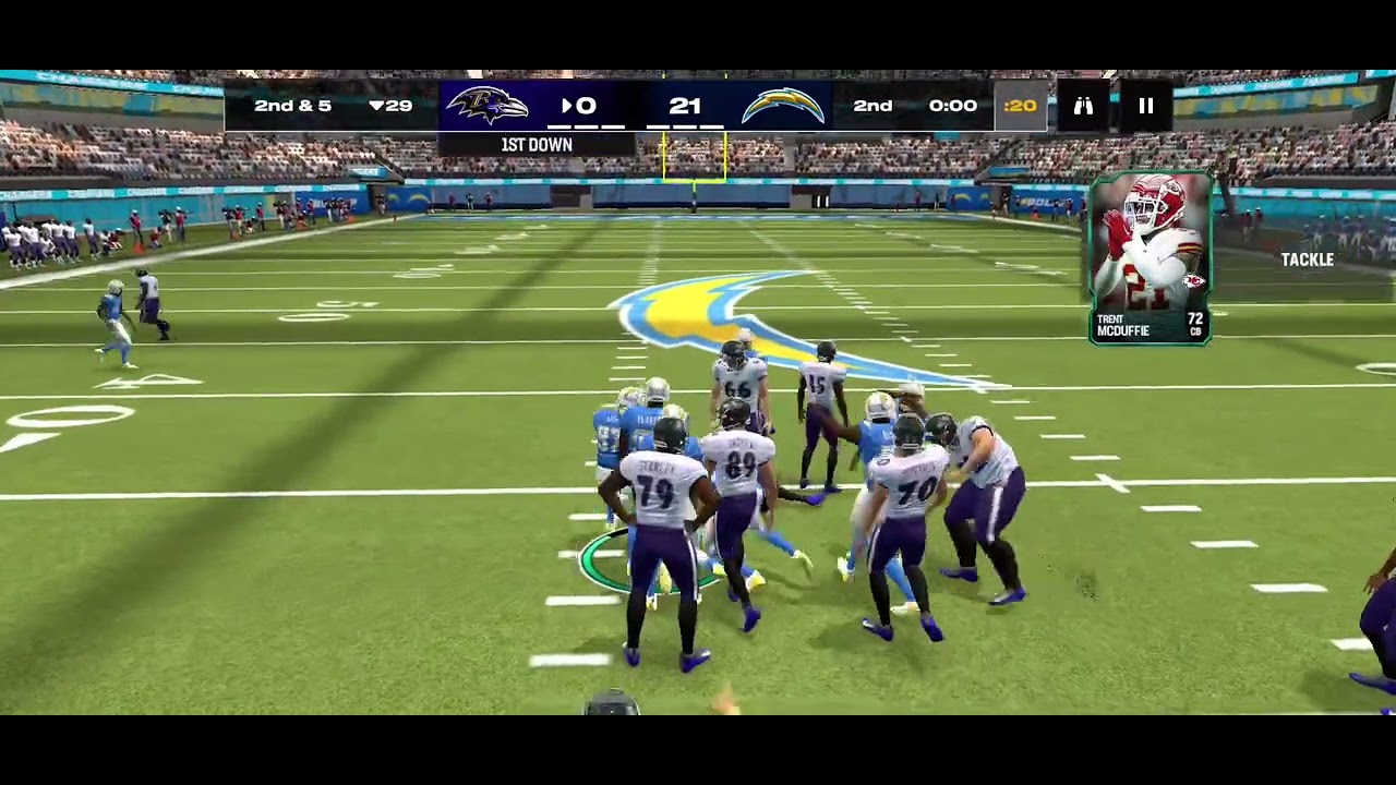 Baltimore Ravens vs Los Angeles Chargers Game Highlights I Madden NFL ...