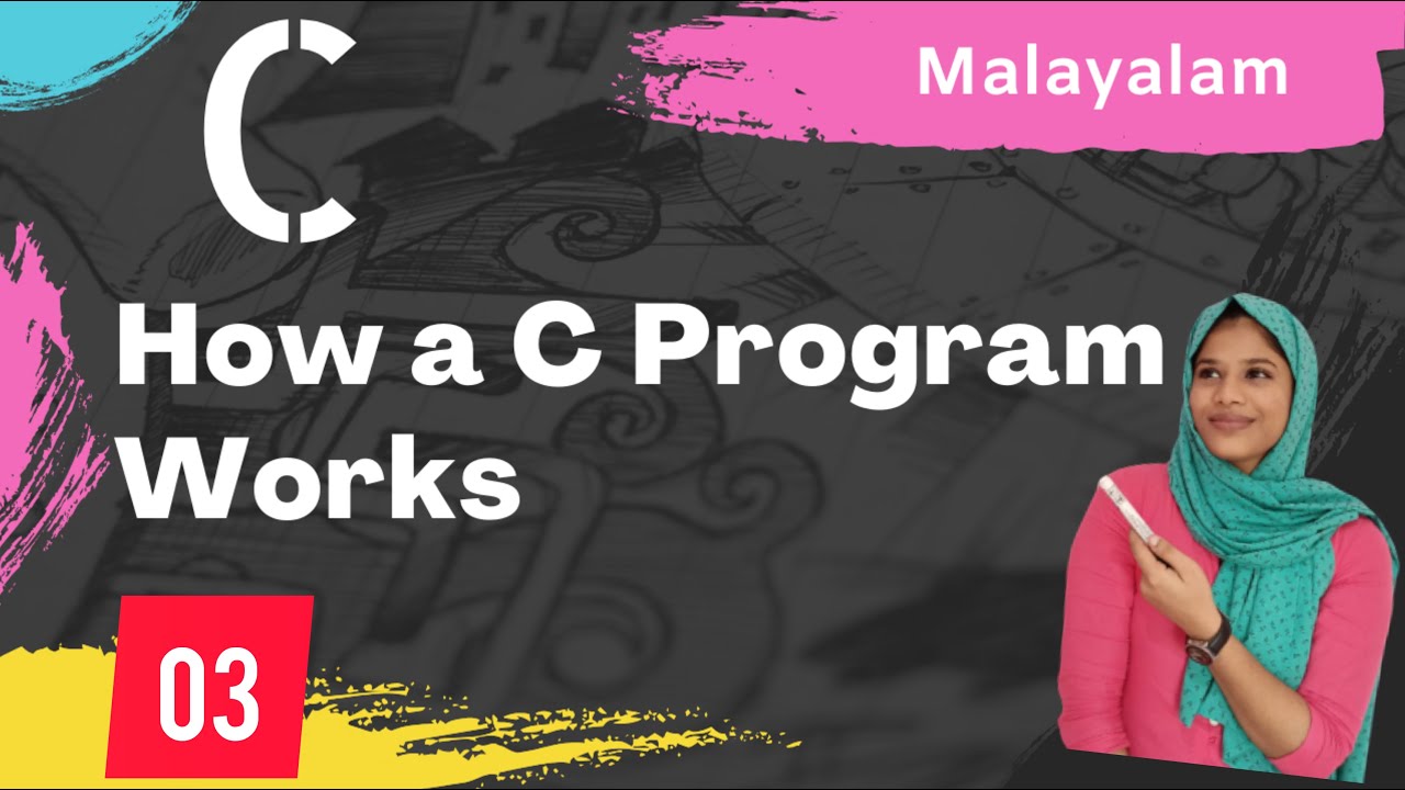 Lec 03 C Programming Classes For Beginners In Malayalam How A C Program Works Youtube