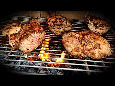 Сочный СТЕЙК из свинины на УГЛЯХ. Мясо на Гриле. ENG SUB