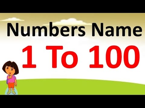 Write and learn numbers name 1 to 100 || Number Names 1-100 || 1-100 ...