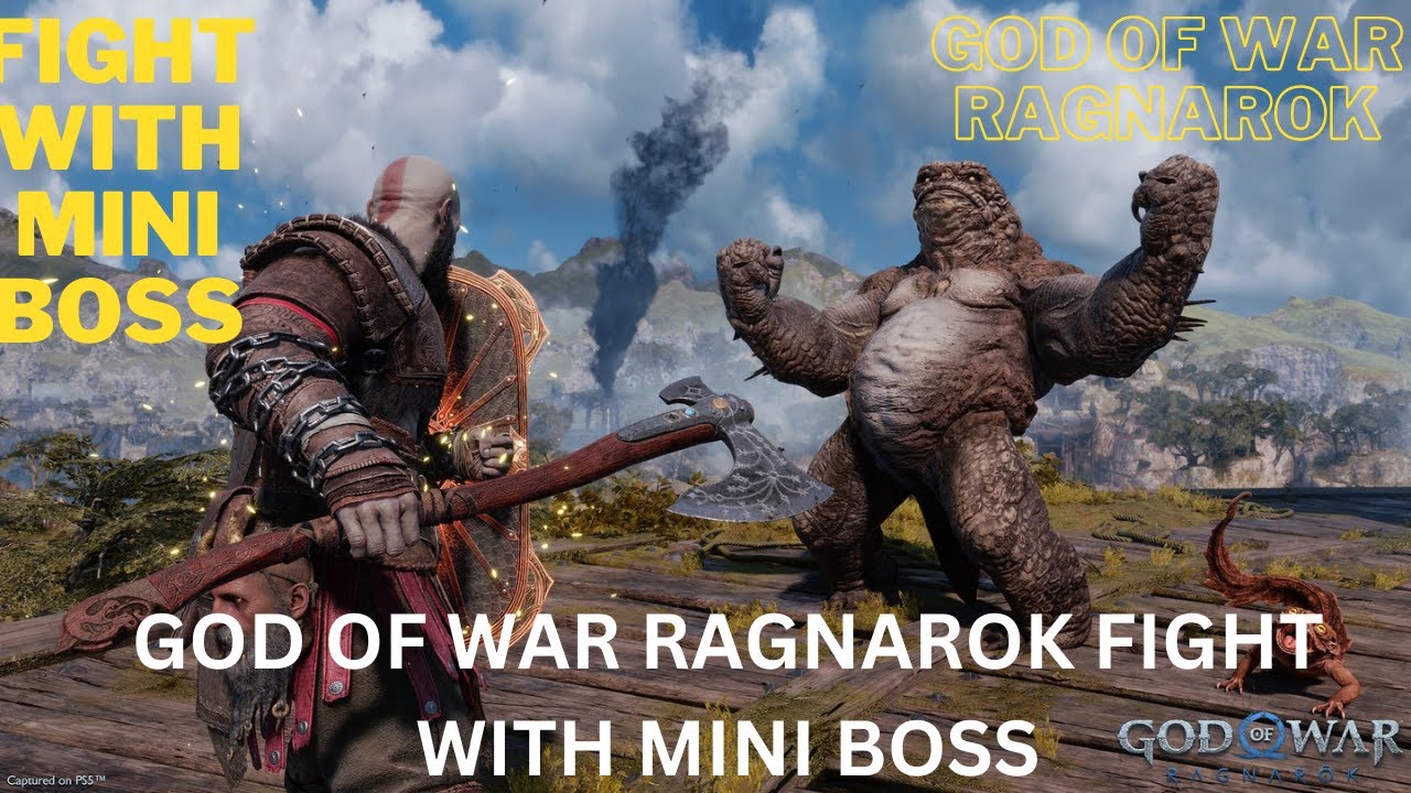 God of War Ragnarok mini bosses fight - YouTube