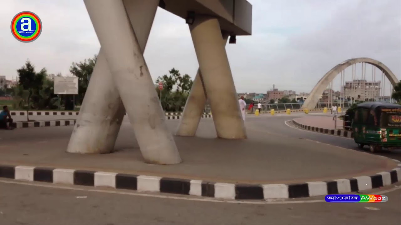 Sakaler Hatirajhil | Rampura Bridge Bus Stop | Hatirjheel Lake Park ...