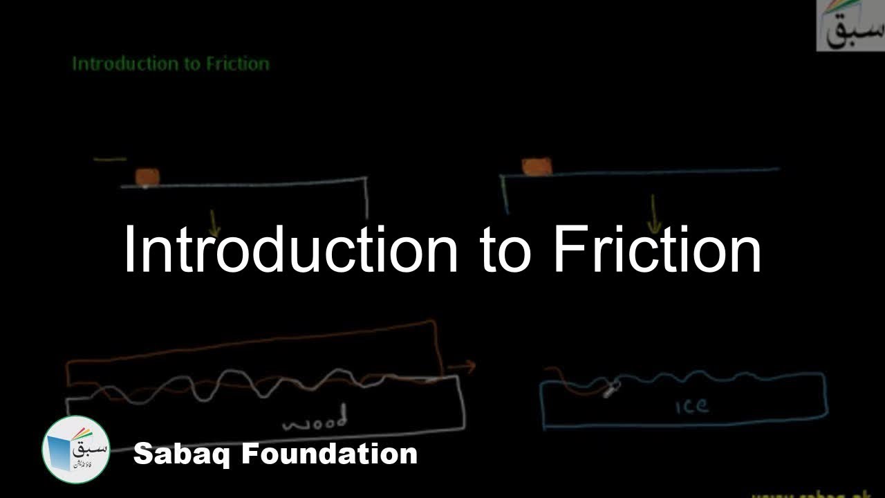 Introduction to Friction, Physics Lecture | Sabaq.pk - YouTube