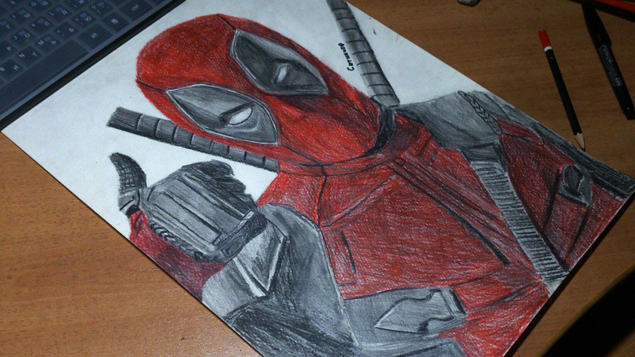 Deadpool Speed Drawing|Alexandr Sitnikov - YouTube