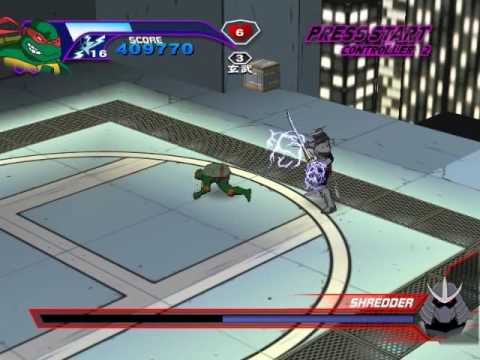 TMNT 2003 walkthrough guia HARD MODE Raphael Stage 6 - Area 7