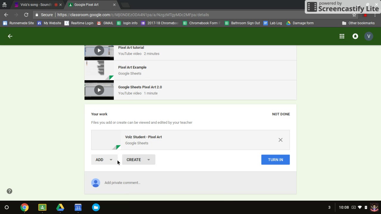 Adding Song to Google Classroom - YouTube