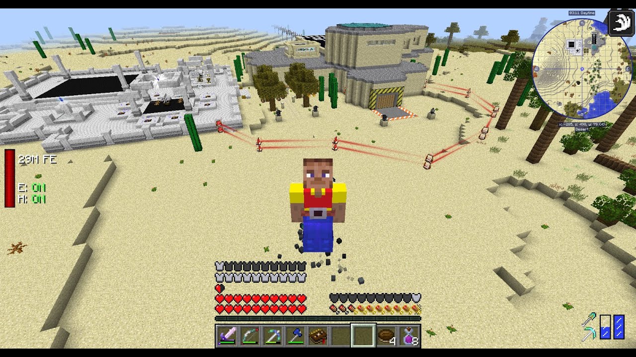 Crackpack3 Modpack - Base Interior and Laser Defense System EP09 - YouTube