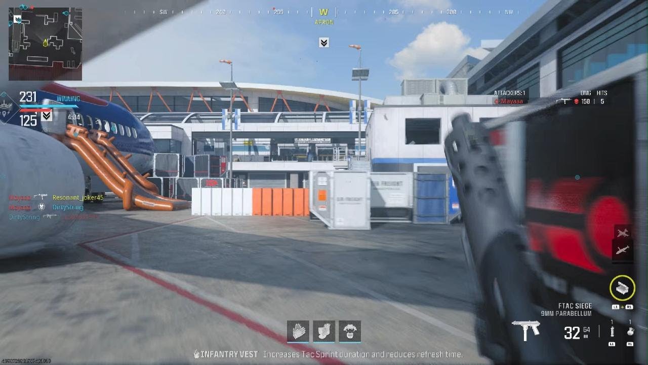 Modern Warfare hard point game play - YouTube