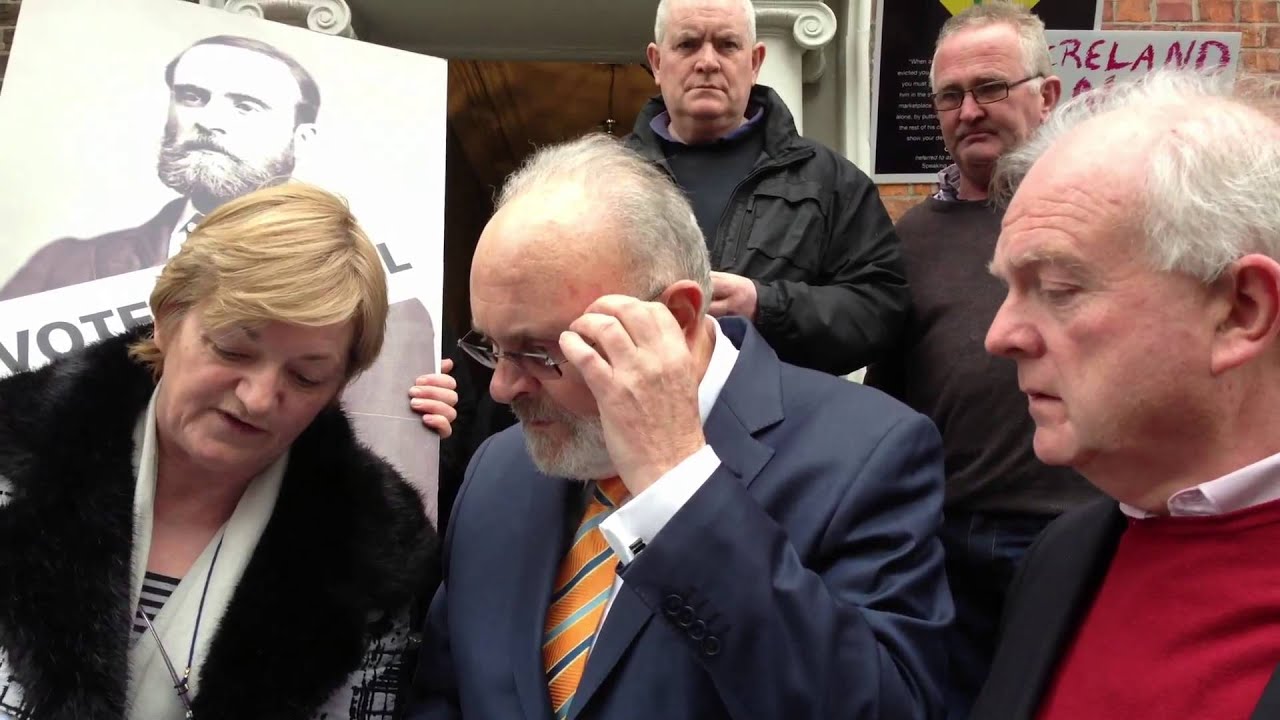 Irish Senator Stands With The People - No More Evictions! - YouTube