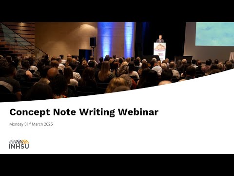 Concept note writing webinar - YouTube