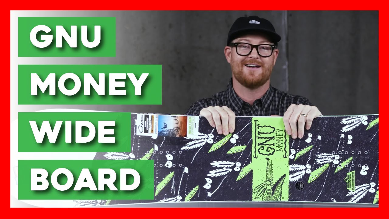 2020 GNU Money Wide Snowboard - YouTube